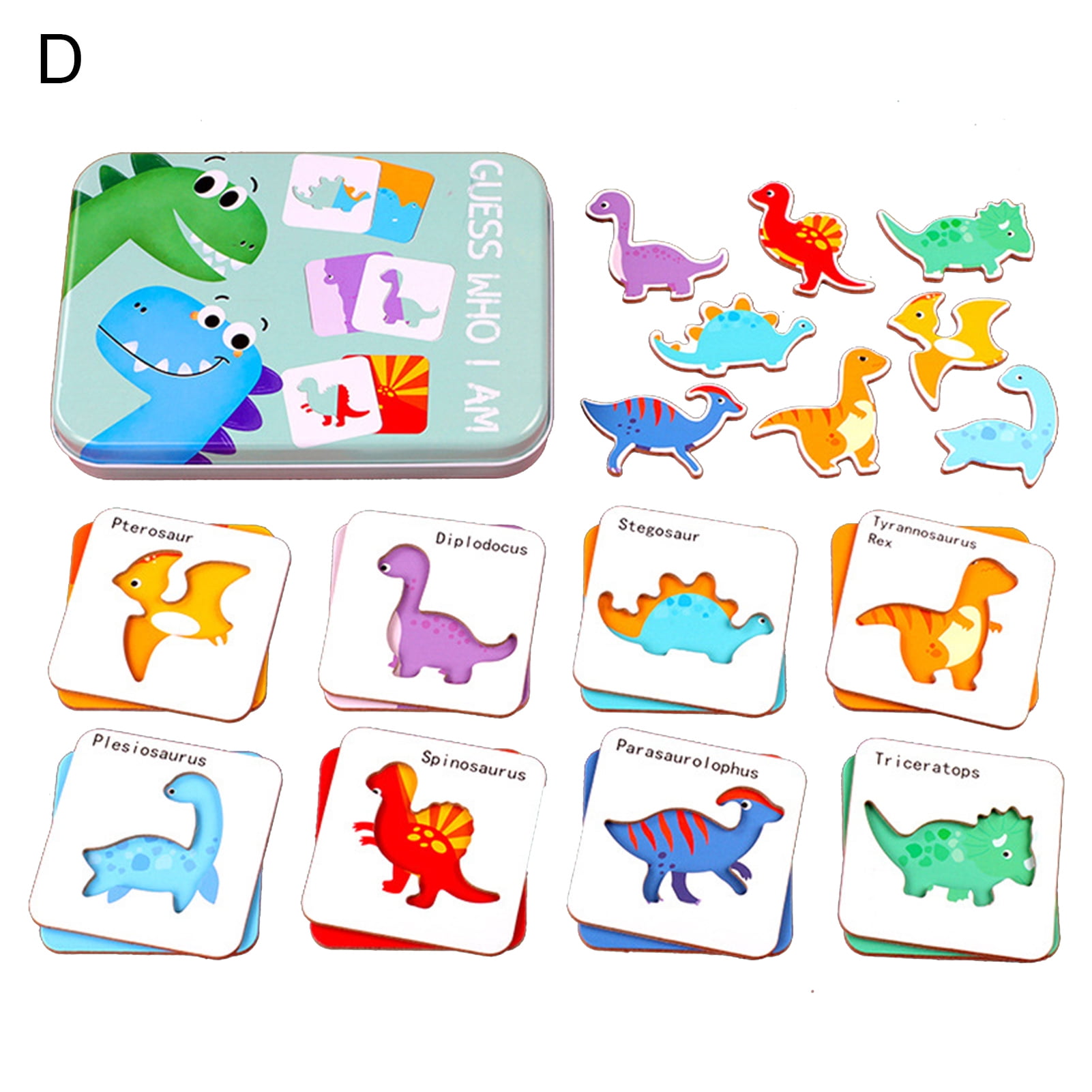Bluethy 24Pcs/Set Shape Matching Game Bright Color Hand-eye ...