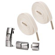 Elastic No Tie Shoelaces Stretch Tieless Shoe Laces with Lock Device ...