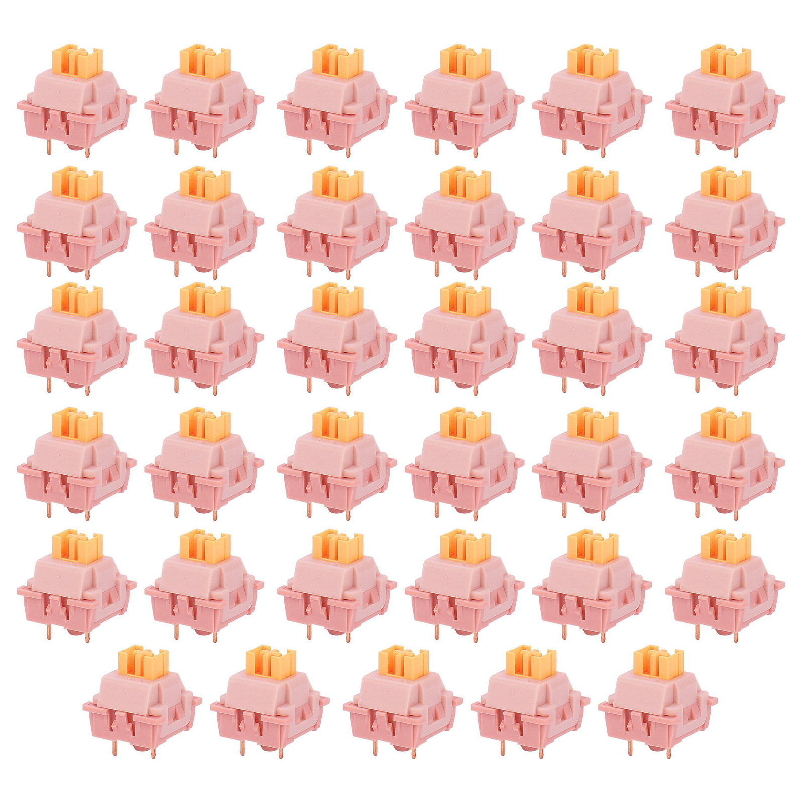 Bluethy 35Pcs Mechanical Keyboard Switch Silent 5-Pin Hot-Swappable ...