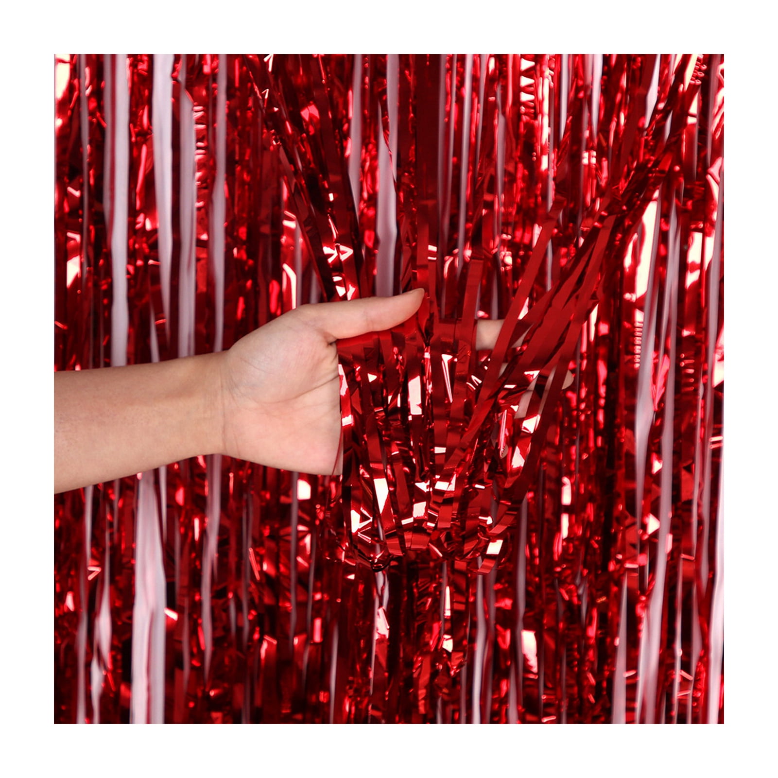 Bluethy 3Pcs Rain Curtain Self-Adhesive Shiny Reusable Eye-catching ...