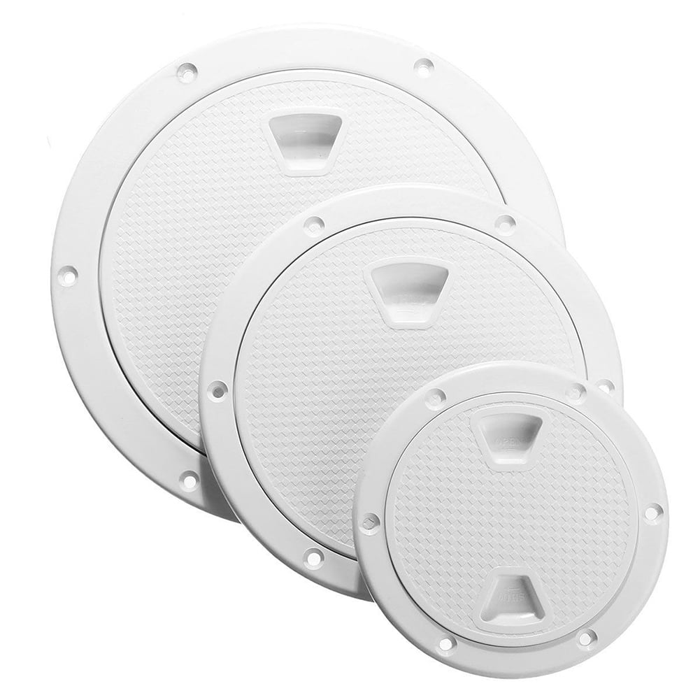 Bluethy 4/6/8 Inch Round Deck Cover Non Slip Deck Plate for Boat Kayak ...