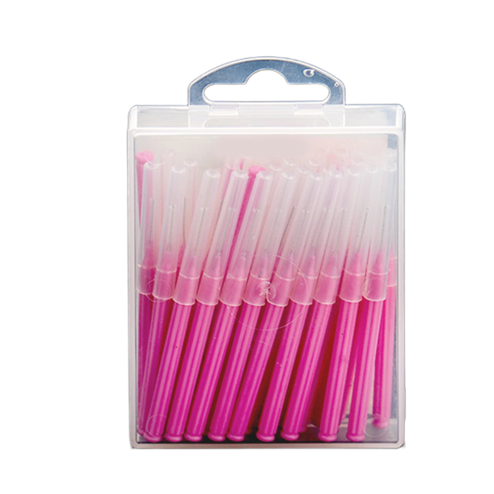 Bluethy 40Pcs/Box Interproximal Brush Safe Ergonomic Stainless Steel ...