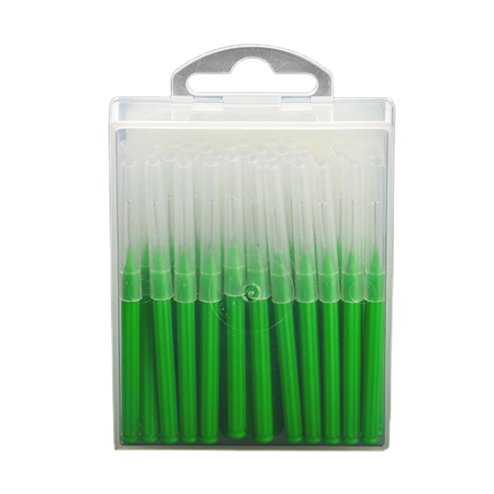 Bluethy 40Pcs/Box Interproximal Brush Safe Ergonomic Stainless Steel ...