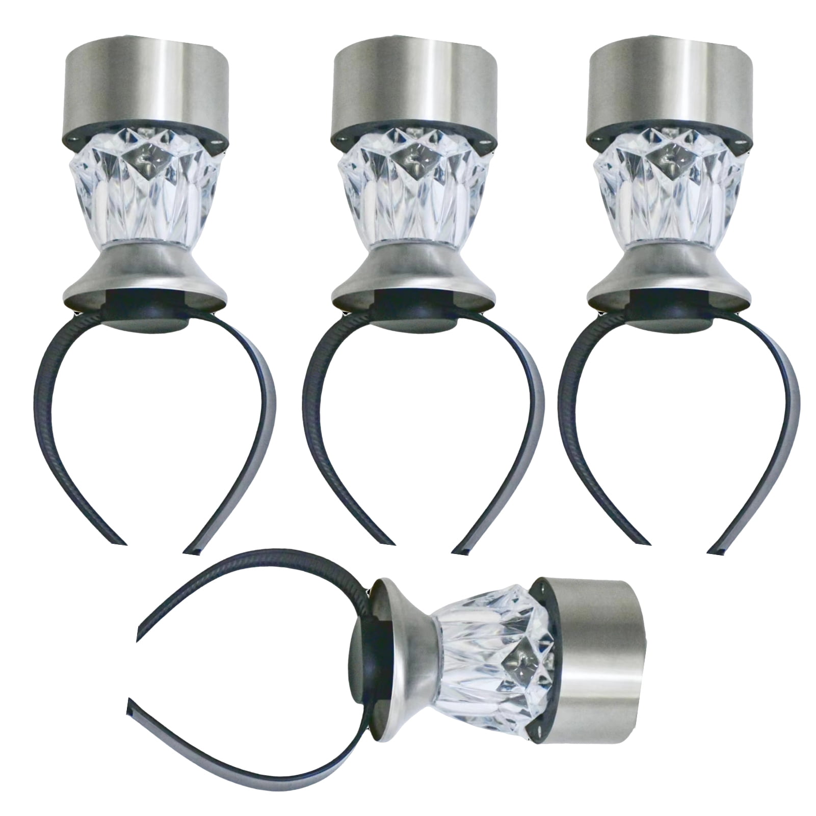 Bluethy 4Pcs Solar Lamps Swimming Pool Fence Decorations Intelligent ...