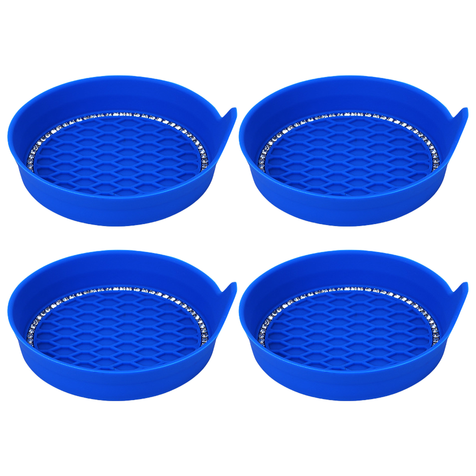 Bluethy 4Pcs Water Coasters Collect Spills Widely Applicable Keep Tidy ...