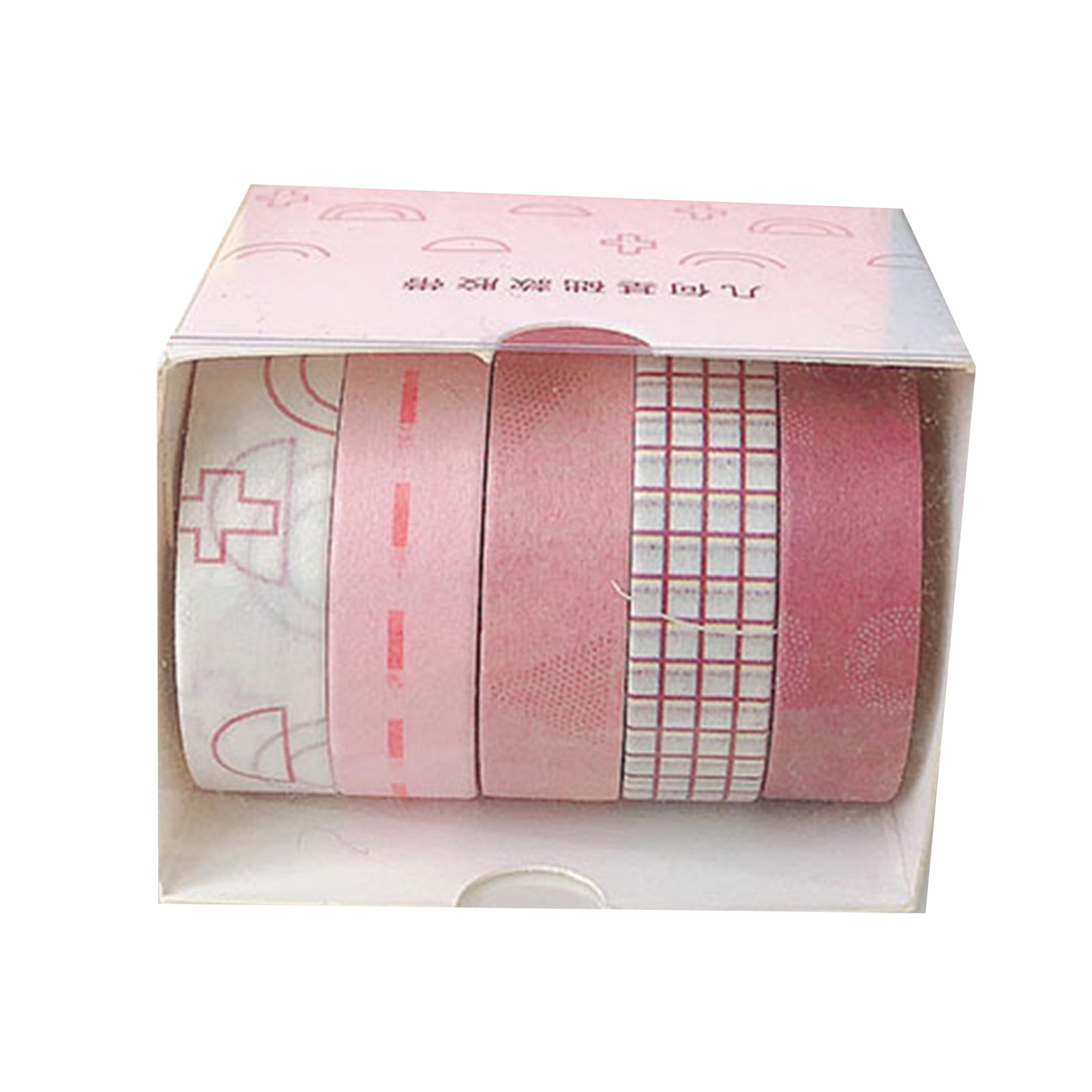 Bluethy 5 Rolls Decal Decorative Nice-looking Washi Macaron Hand Account Sticker Tape for Girls ...