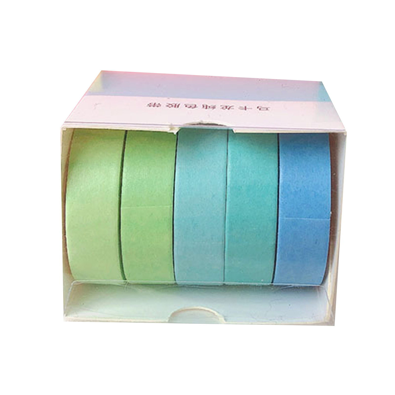 Bluethy 5 Rolls Decal Decorative Nice-looking Washi Macaron Hand Account Sticker Tape for Girls ...
