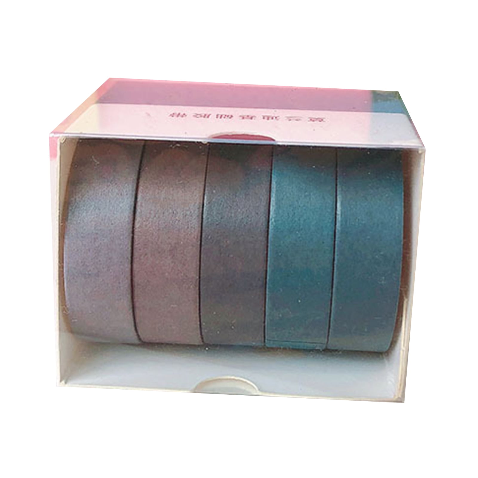 Bluethy 5 Rolls Decal Decorative Nice-looking Washi Macaron Hand Account Sticker Tape for Girls ...