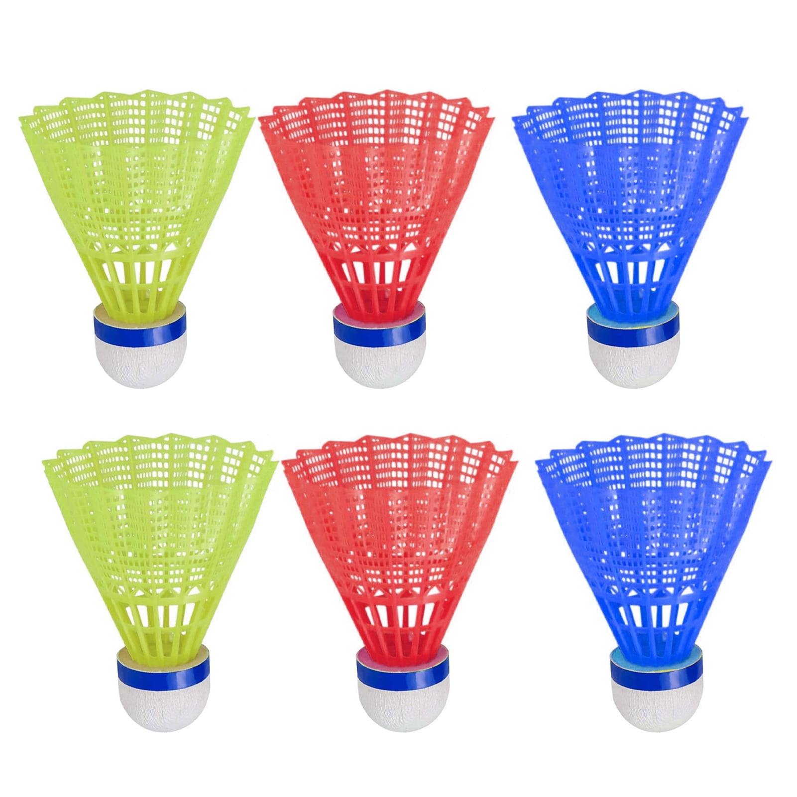 Bluethy 6Pcs/Set Luminous Badminton Balls LED Foamed Plastic Sport ...