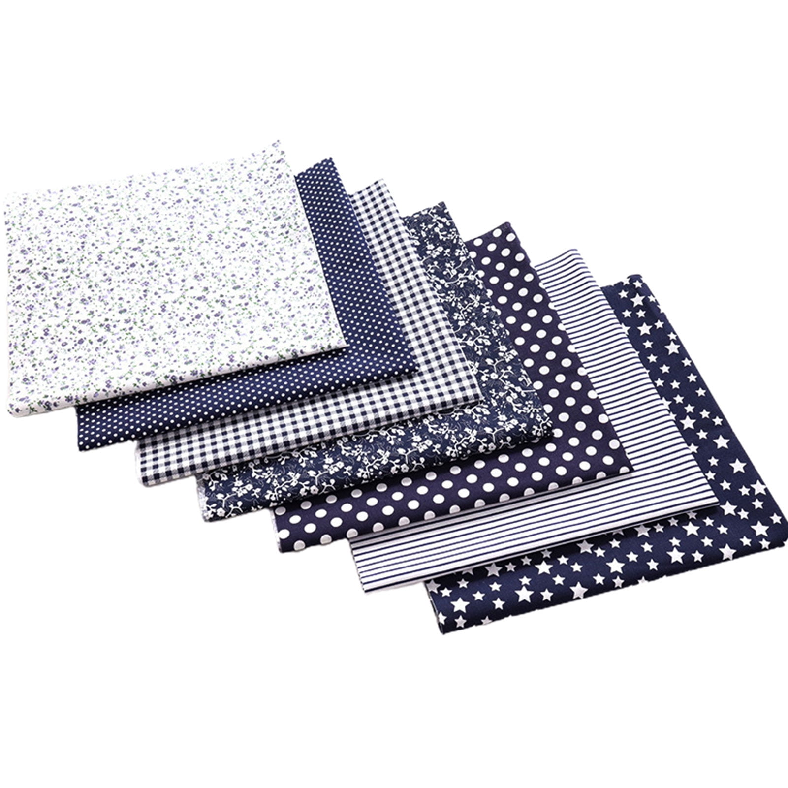 Bluethy 7Pcs Patchwork Cloth Not Fading Breathable Cut at Will Tear ...