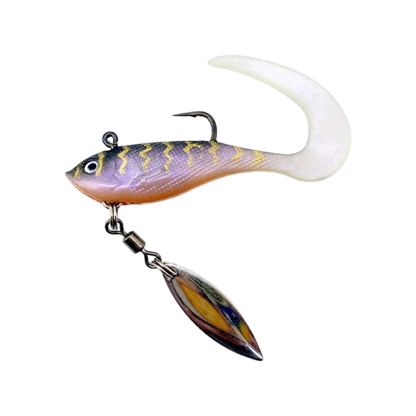 Bluethy 7g/6cm Bionic Soft Bait Sharp Hook 3D Simulated Fisheye ...