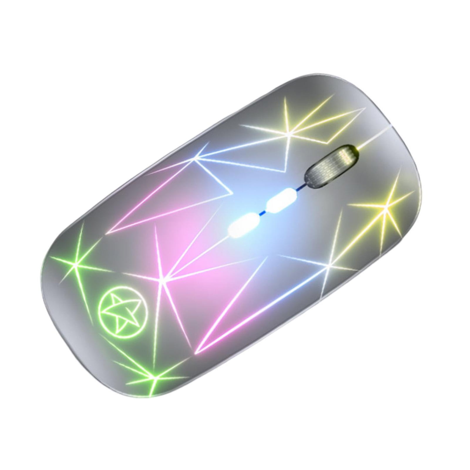 Bluethy A20 Laptop Mouse Wireless Dual Modes RGB 5 Buttons Ergonomic ...