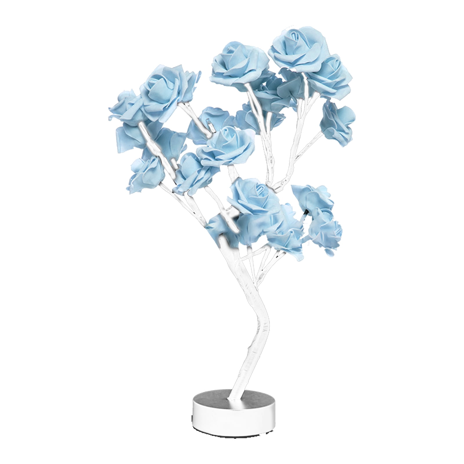 Bluethy Blue Rose Flower LED Tree Light Fairy Tree Lamp Ambient Table ...