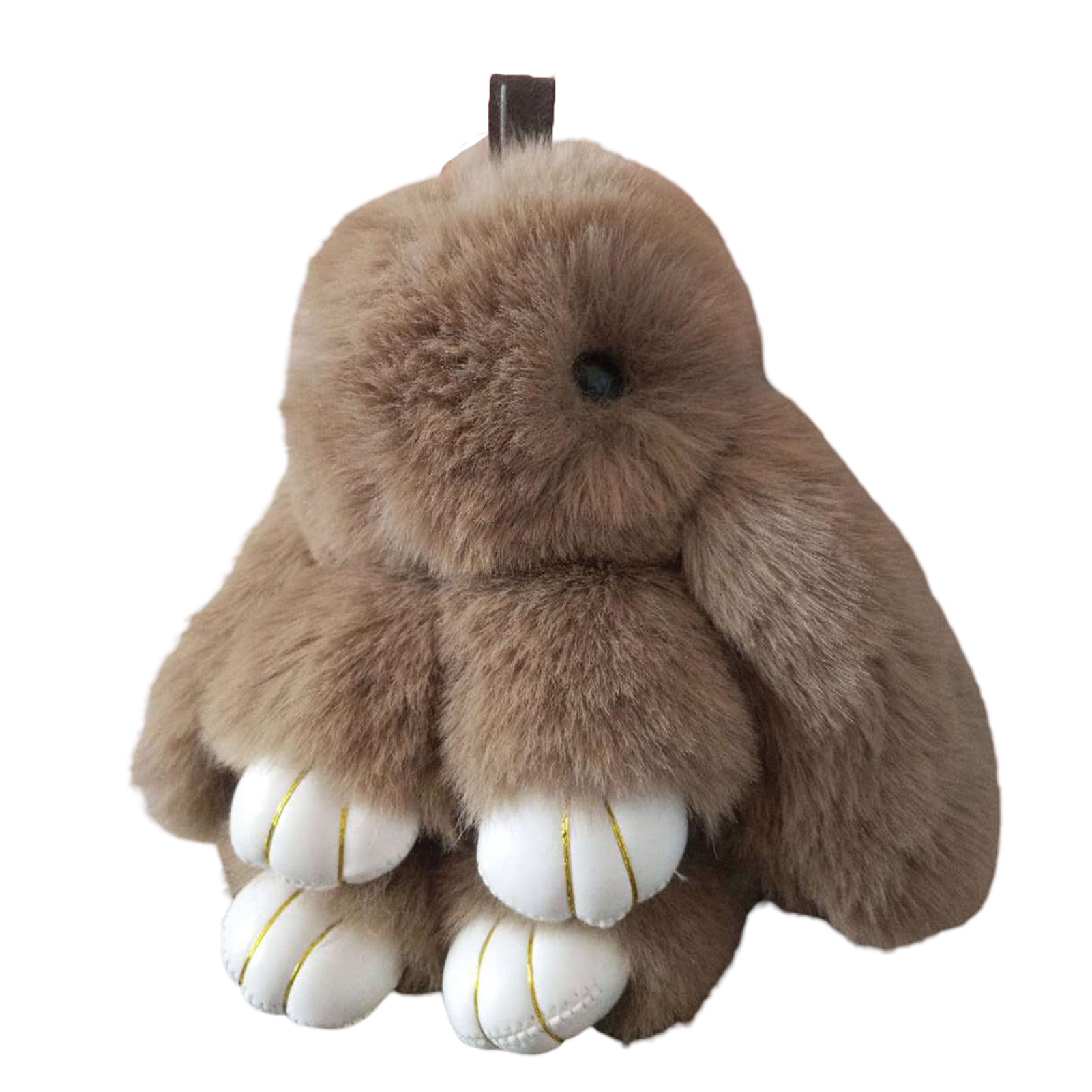 Bluethy Bunny Keychain Super Soft Faux Plush Lovely Rabbit Doll ...