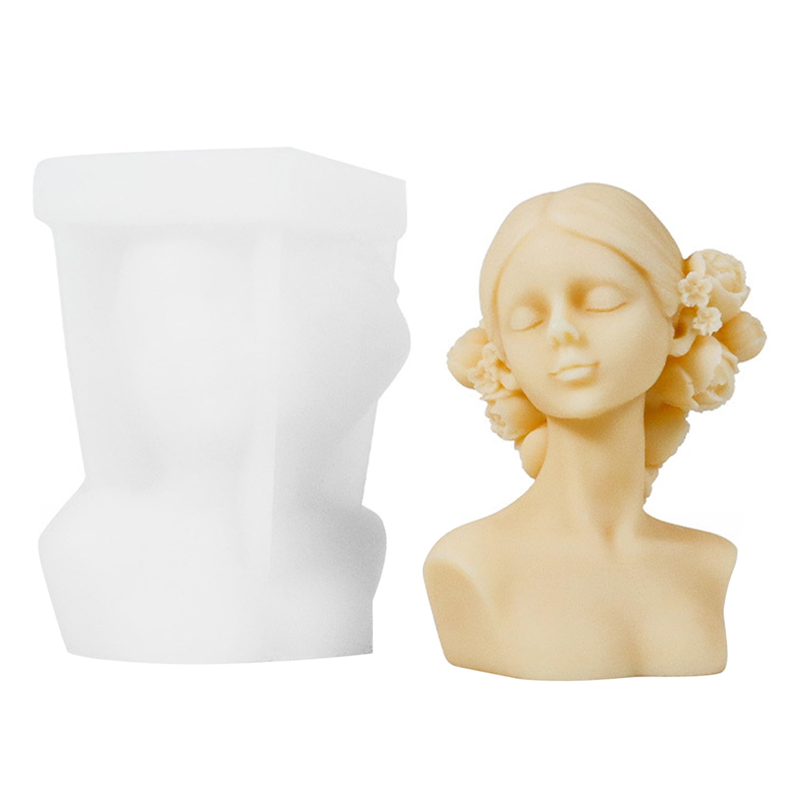 Bluethy Candle Mold Non-Stick Easy to Release Clear Texture Reusable ...