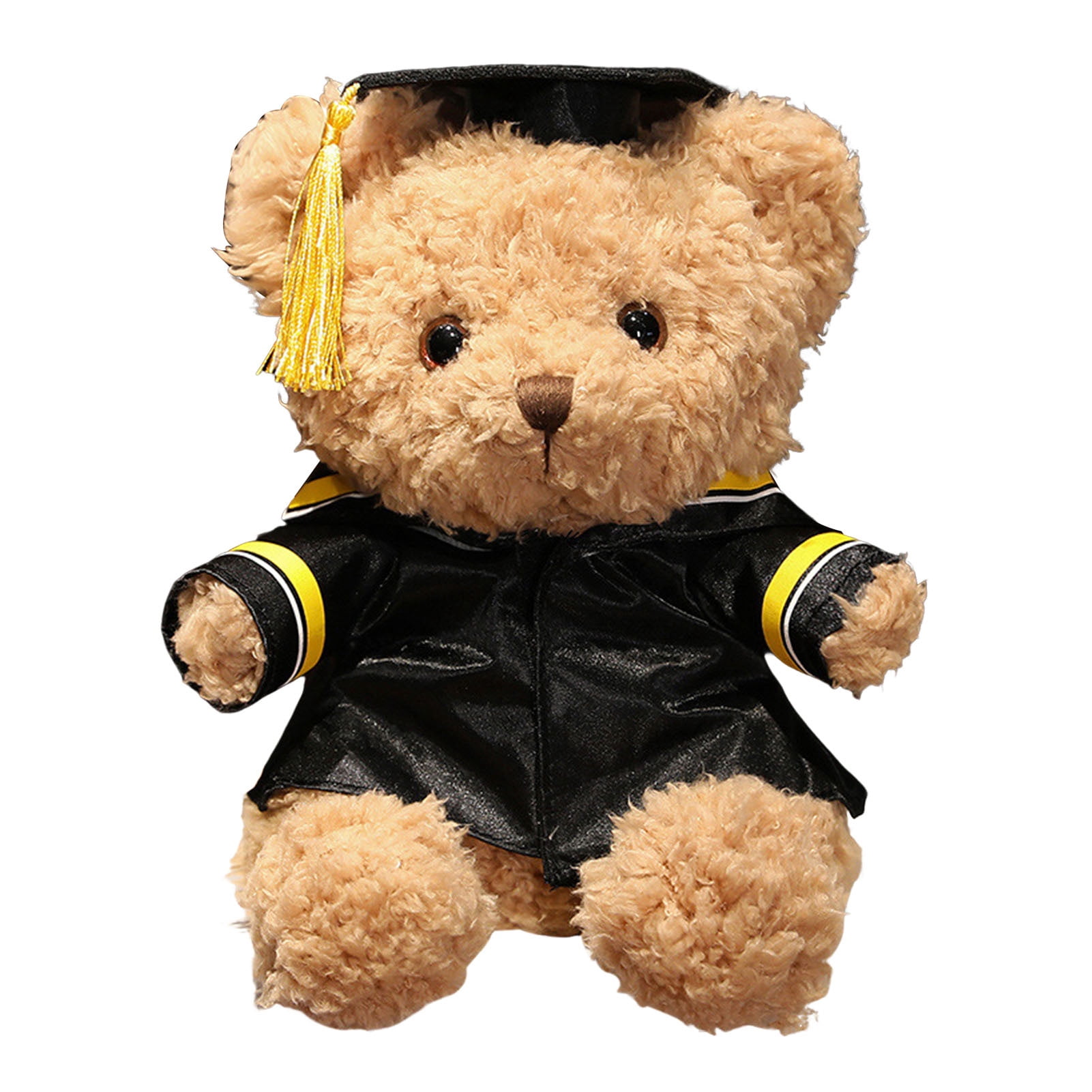 Bluethy Cartoon Bear Doll Graduation Gift Soft Fluffy Washable with Hat ...