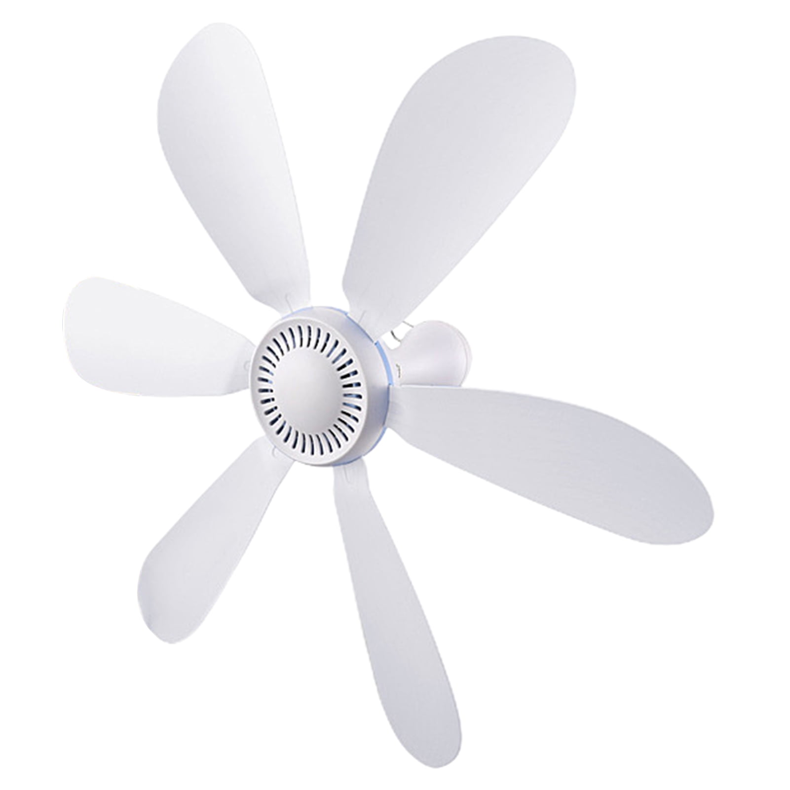 Bluethy Ceiling Fan USB Powered 6 Soft Blades Quiet Mini Portable ...