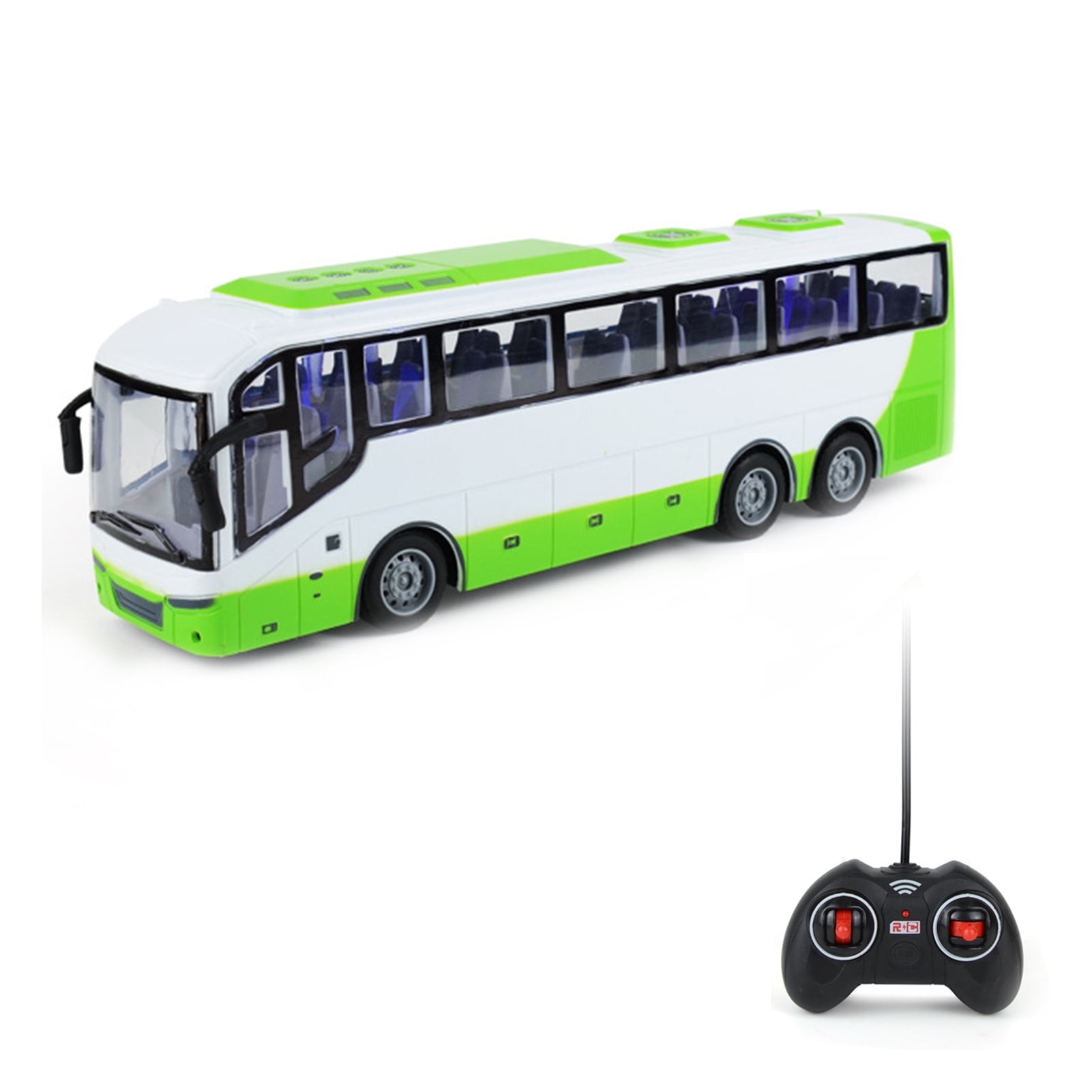 Bluethy City Bus Toy Classic Stable Plastic Baby Bus Remote Control Car ...