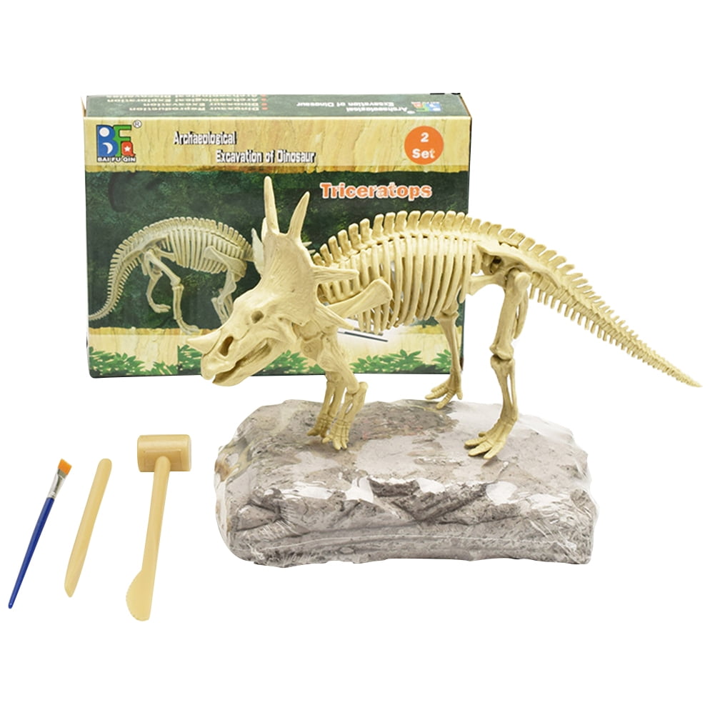 Bluethy Dinosaur Fossil Skeleton Excavation Dig up Kit DIY Assembly ...