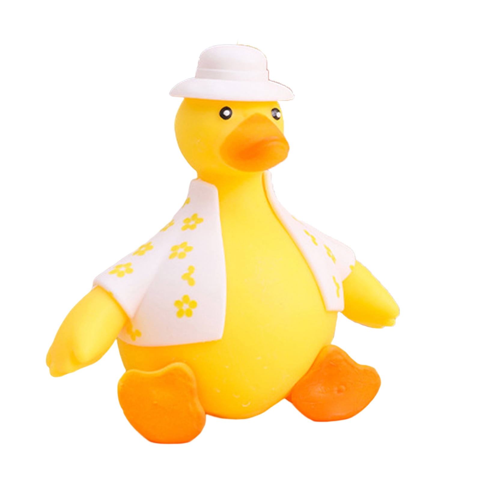 Bluethy Duck Squeeze Toy Soft TPR Colored Lights Flashing Animal Doll ...