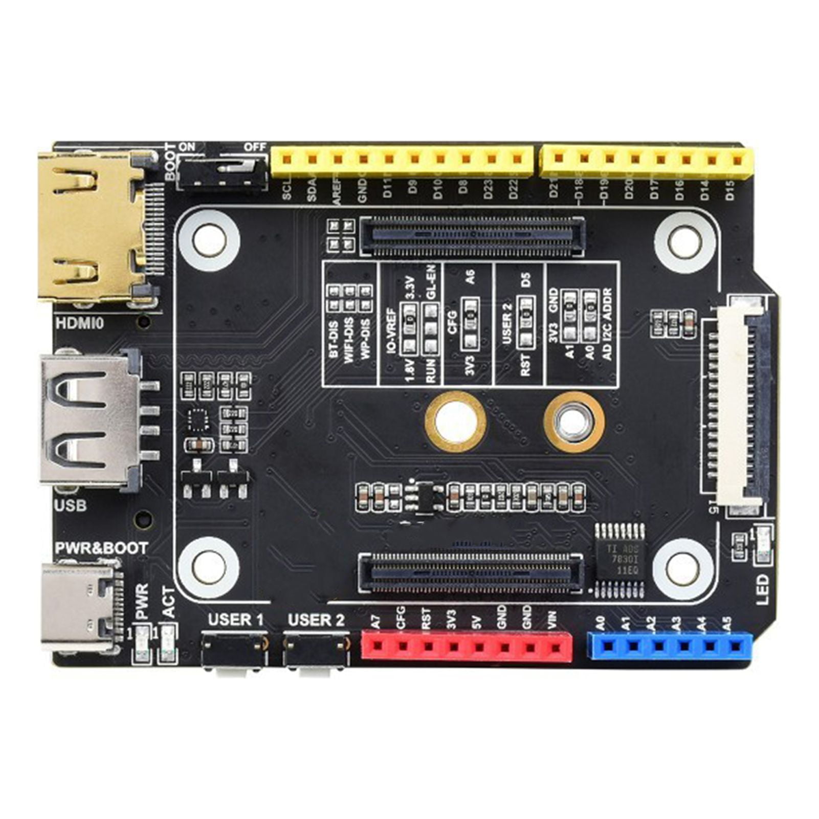 Bluethy Expansion Board Rich Interface Stable Performance Support for Duino compatible USB CSI M ...