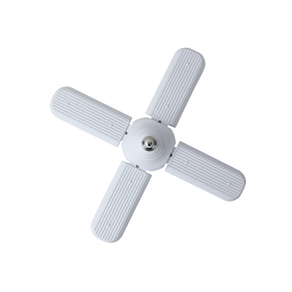 Bluethy Folding LED Garage Light Bulb Fan Shape Ceiling 30-60W Home ...
