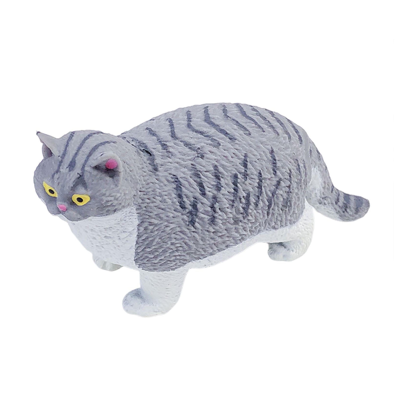 Bluethy Funny Fat Cat Squeeze Toy Soft TPR Cartoon Kitten Squishes Toy ...