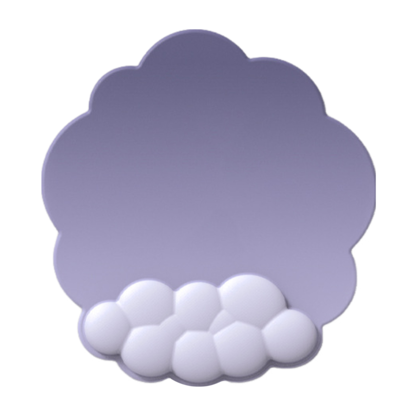 Bluethy Gradient Color Cloud Mouse Pad with Ergonomic Wrist Rest Memory ...