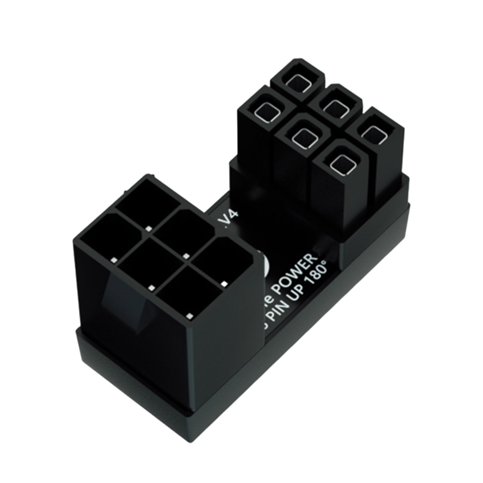 Bluethy Graphics Card Power Connector 180 Degree Angled Enhance Cable ...