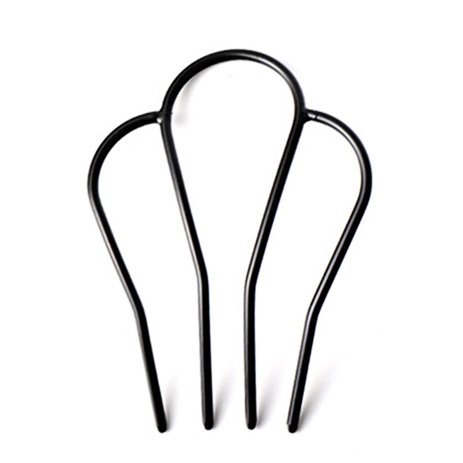 Bluethy Hair Insert Comb Messy Bun Hair Pin Metal Wave Shape Hair Fork ...