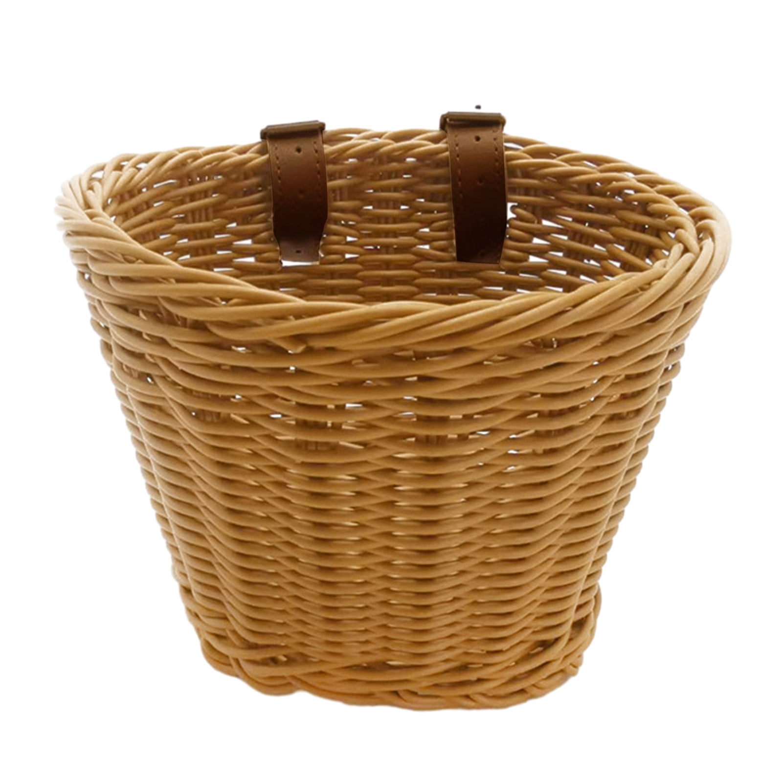 Bluethy Hand-Woven Bicycle Basket Large Capacity Strong Load-bearing ...