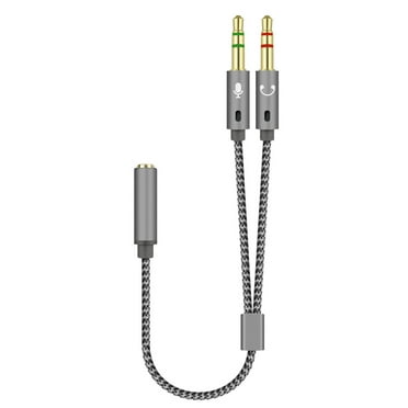 epacks Headphone Splitter for Computer 3.5mm Female to 2 Dual 3.5mm ...