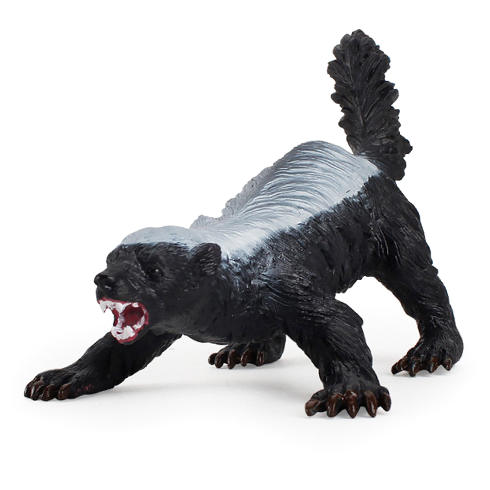 Bluethy Honey Badger Figurine Realistic Simulation Wild Animal PVC ...