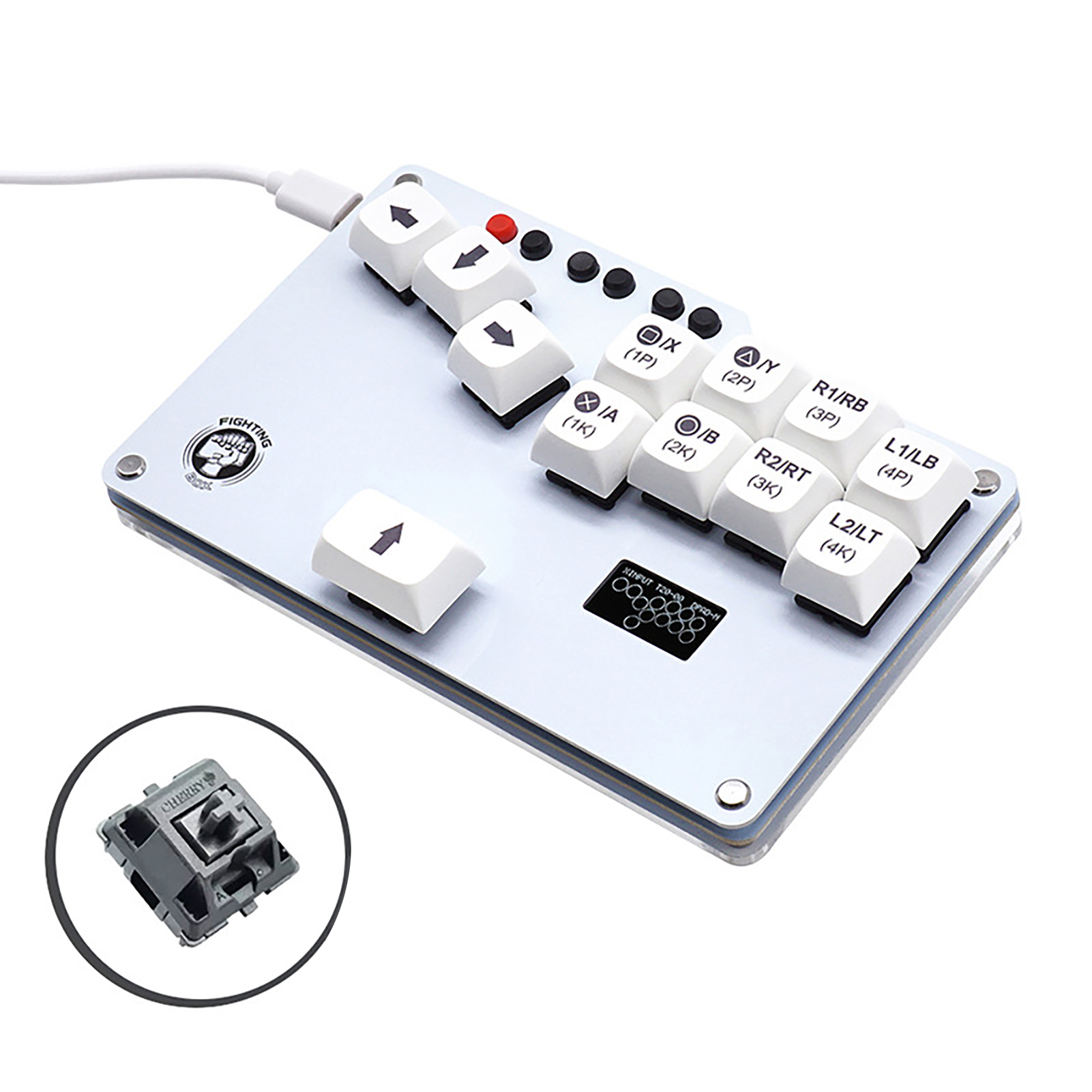 Bluethy Mini Hitbox GP2040 Fightstick Keyboard Versatile Controller For ...