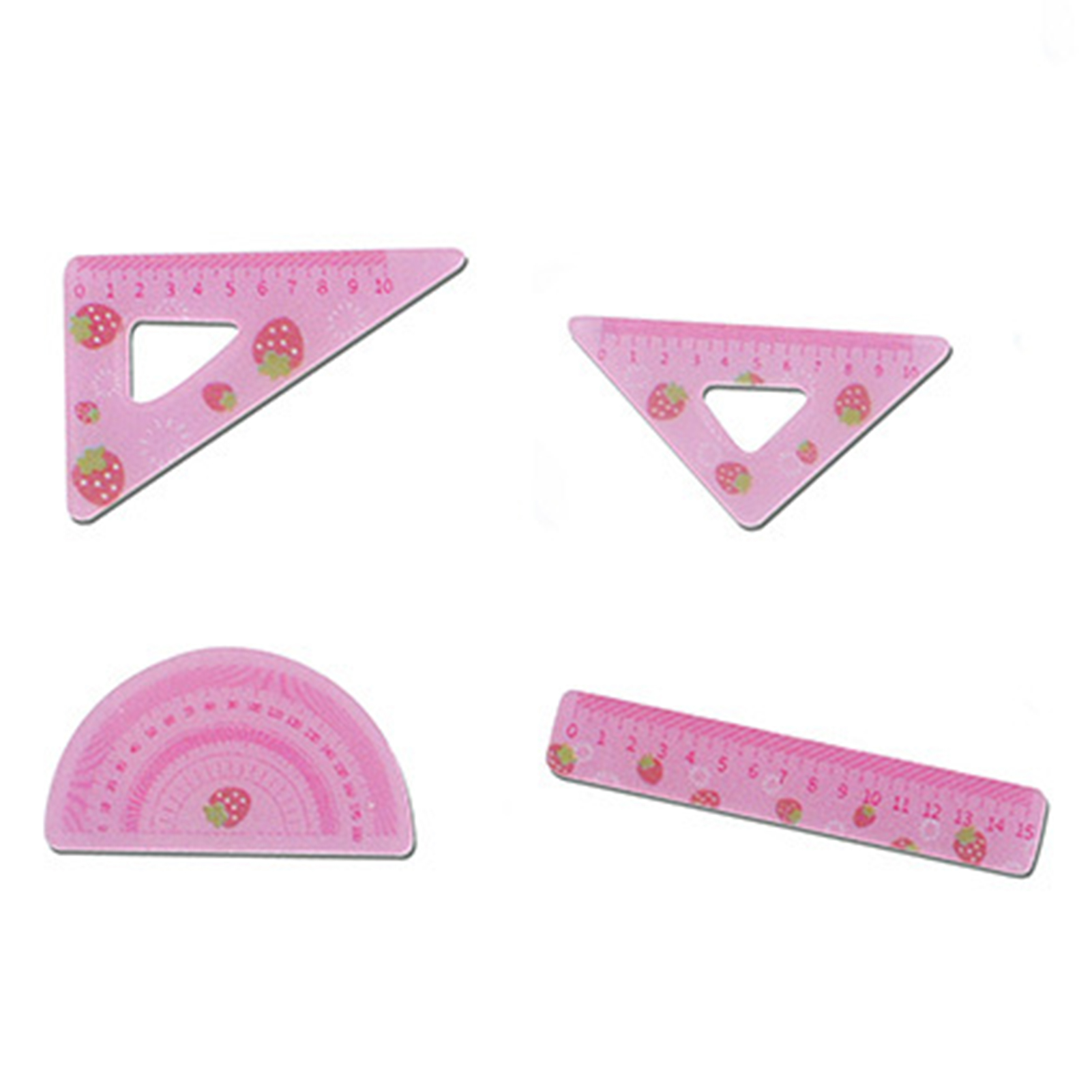 Bluethy Mini Ruler Compact Fine Workmanship Plastic Model Miniature ...