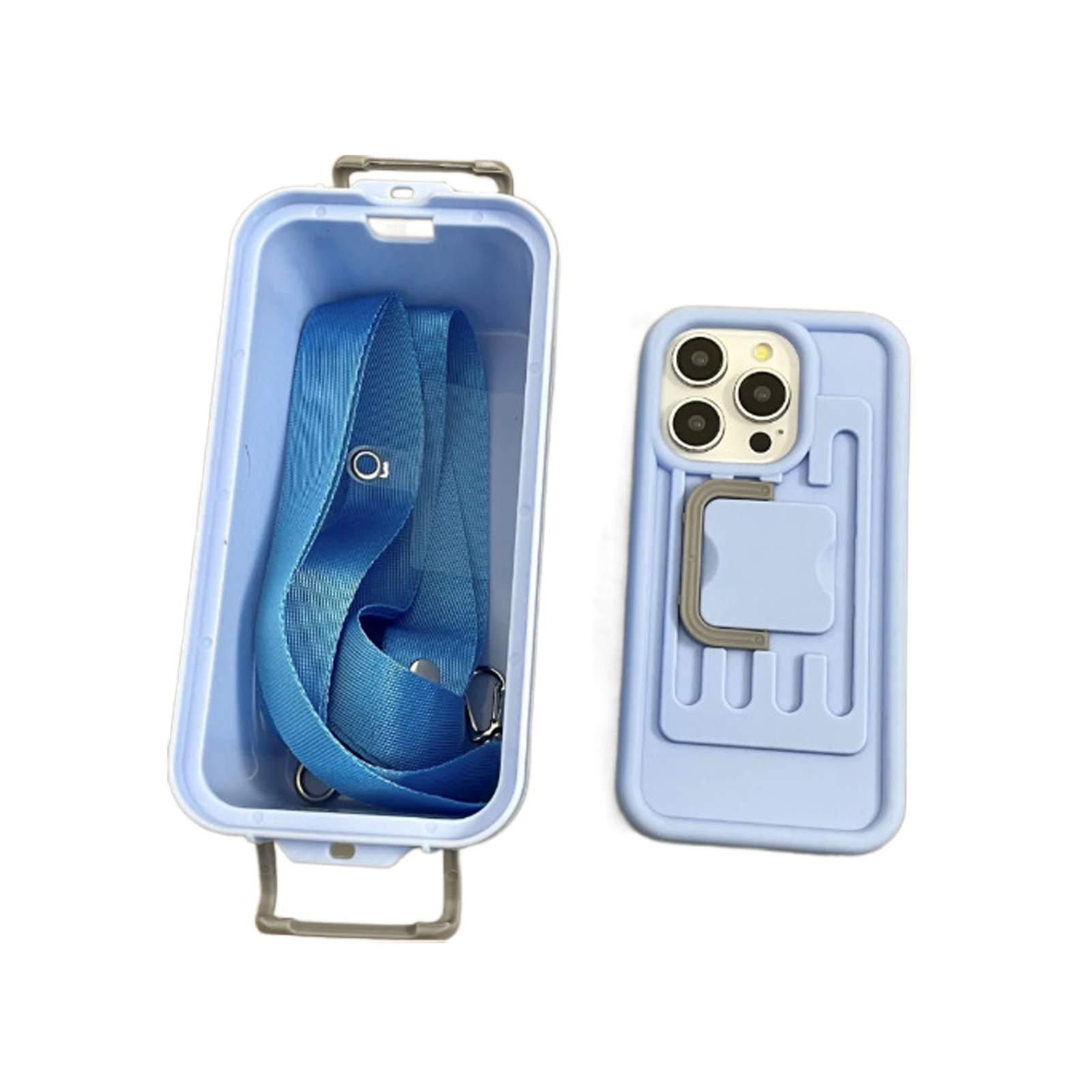 Bluethy Mobile Phone Case for IPhone13/14/15 Storage Box Shape Impact ...