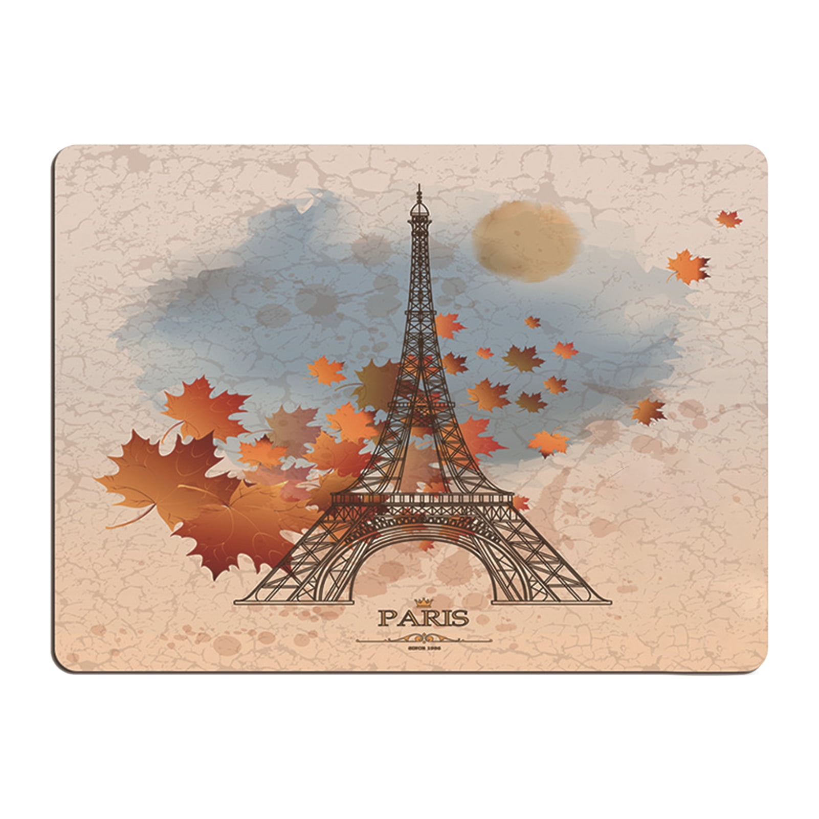 Bluethy Mouse Pad Soft Comfortable Smooth Surface Eiffel Tower Desk ...