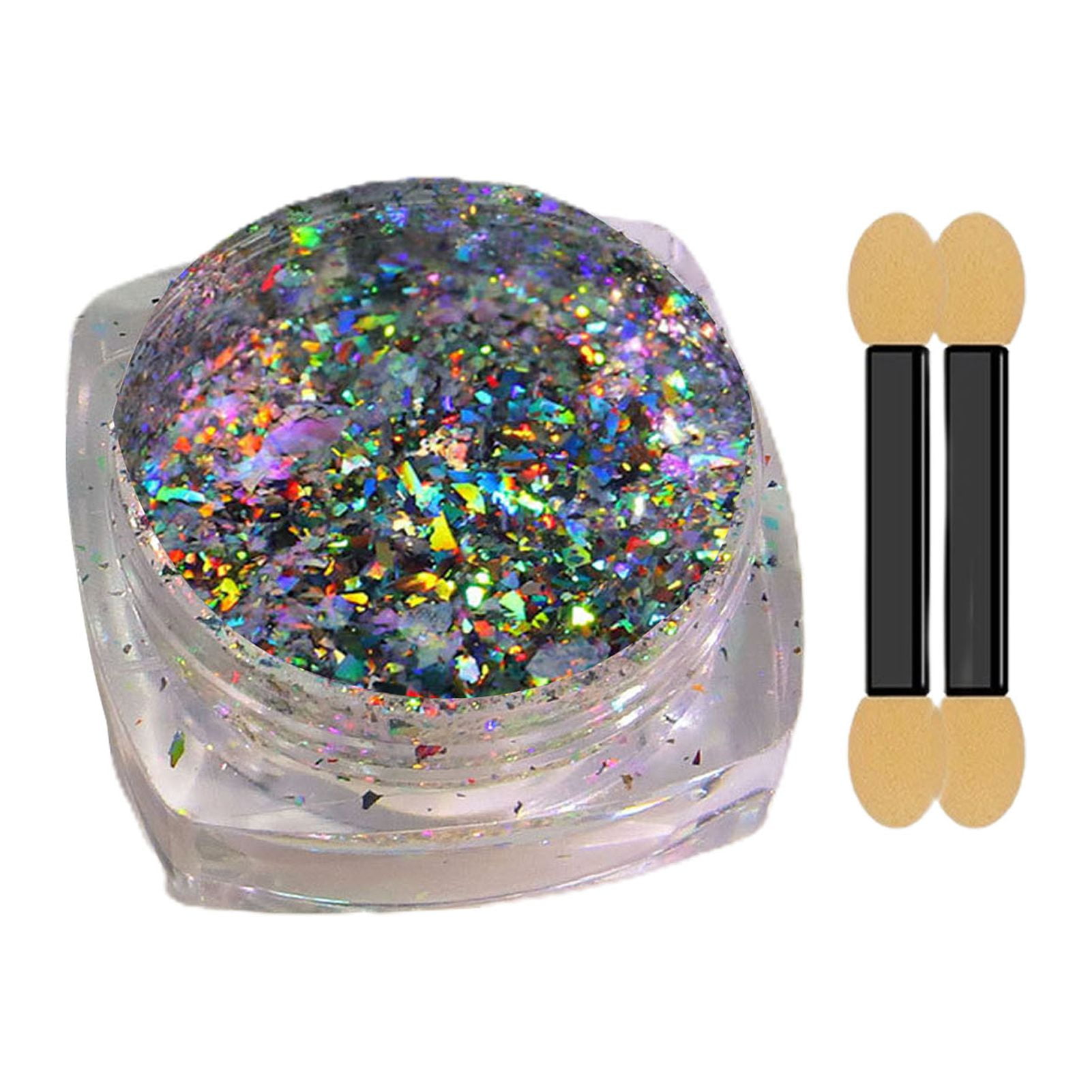 Bluethy Nail Art Sequins Multipurpose Manicure Holographic Nail Art ...