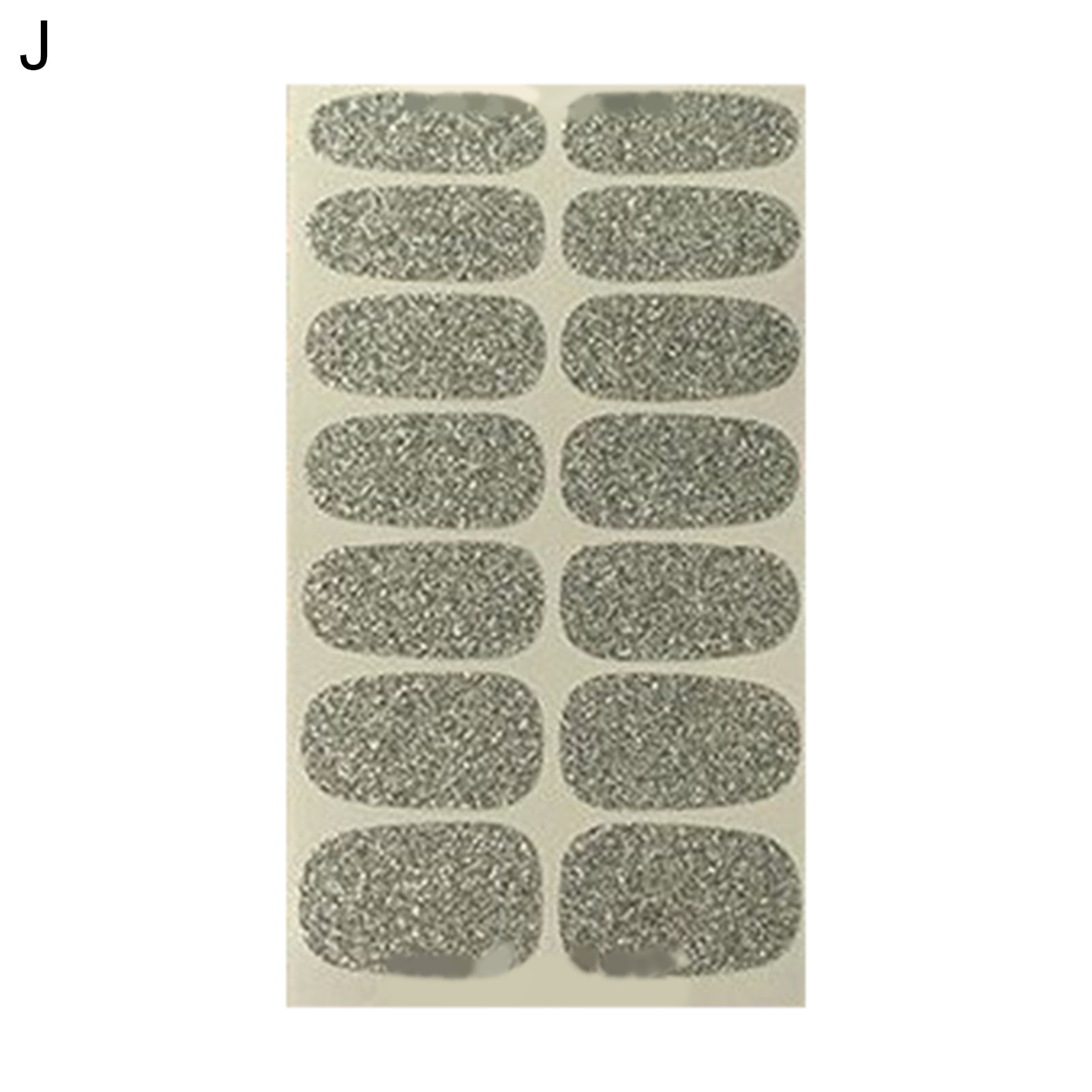 Bluethy Nail Wrap Self-Adhesive Glitter Surface Ultra Thin Glitter ...