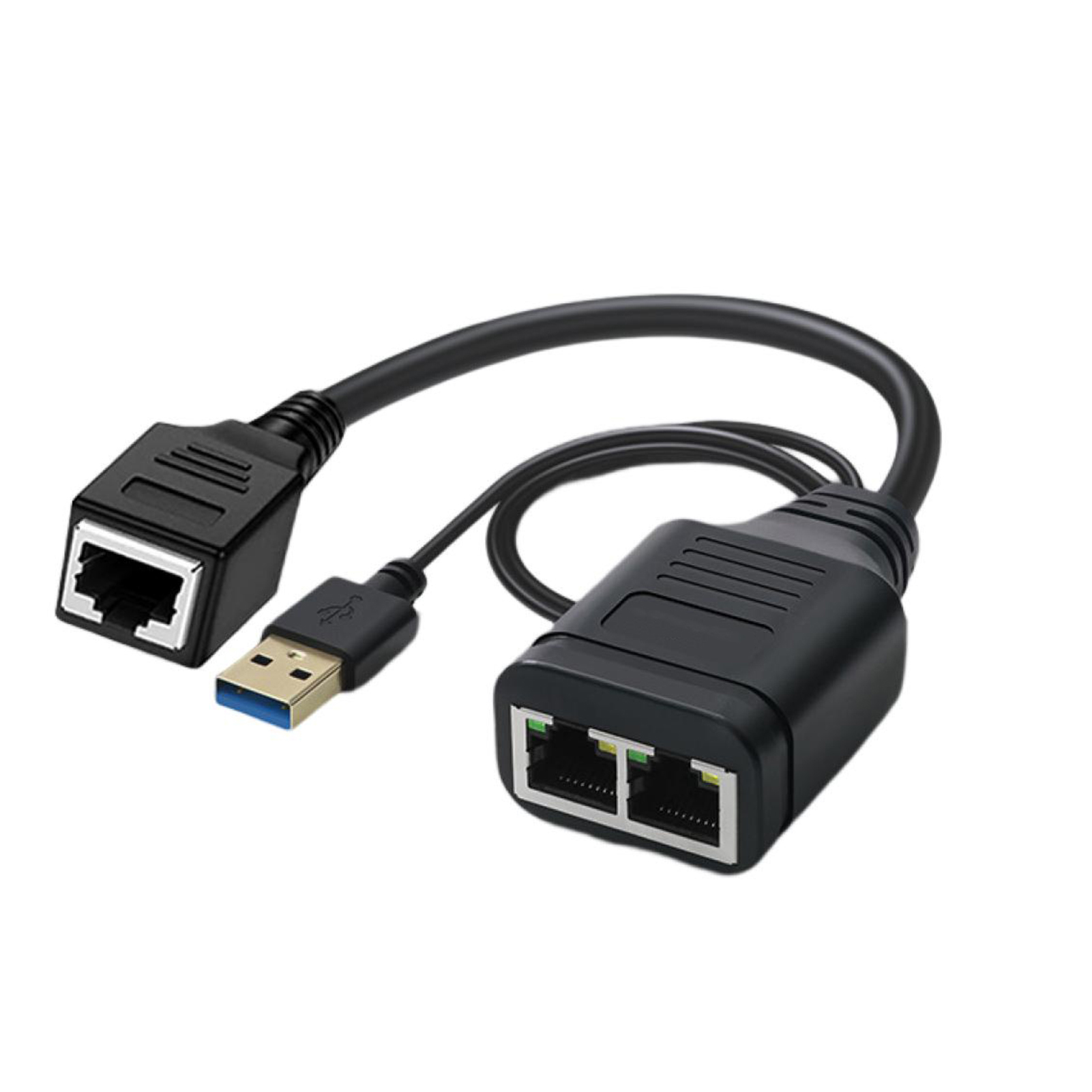 Bluethy Network Splitter RJ45 1 to 2 LAN Ethernet Network Cable Adapter ...