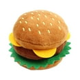Bluethy Pet Dogs Puppy Plush Fries Hamburger Ice Cream Teeth Chewing ...