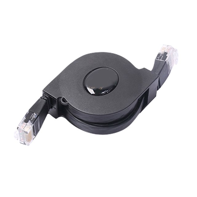 Bluethy Retractable Computer Network Cable 1M/2M Adjustable Length Cat6 ...