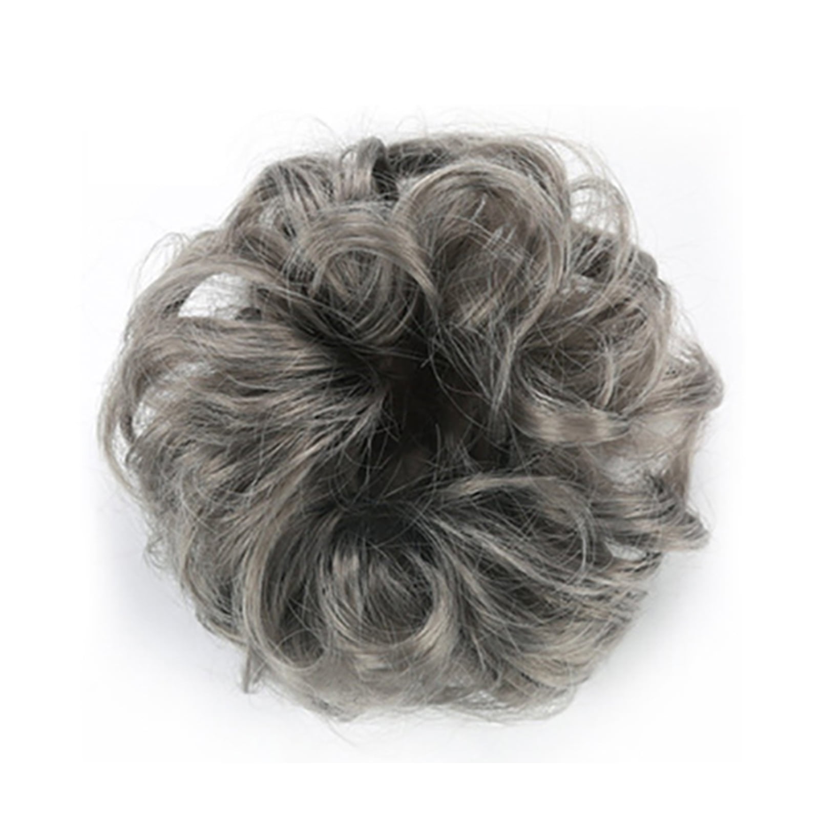Bluethy Synthetic Fiber Curly Chignon Fake Hair Extension Bun Wig ...