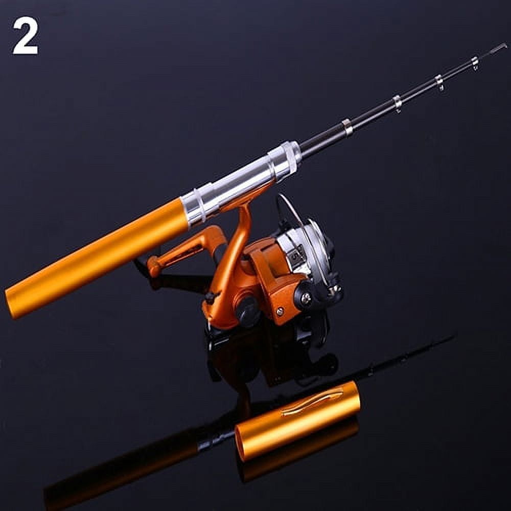 Bluethy Telescopic Mini Pen Shape Portable Pocket Fish Spinning Rod ...