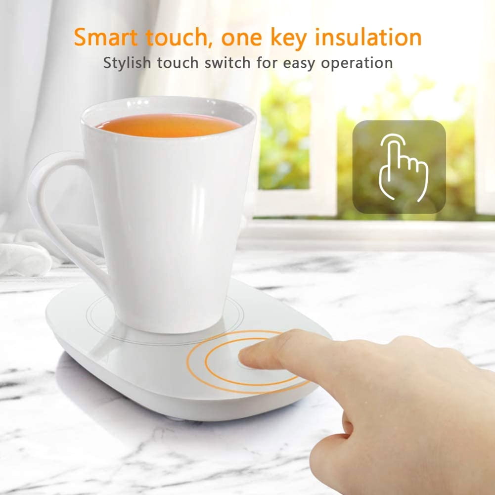 Bluethy Touch/Induction Electric Heating Cup Mat Water Milk Coffee Mug ...