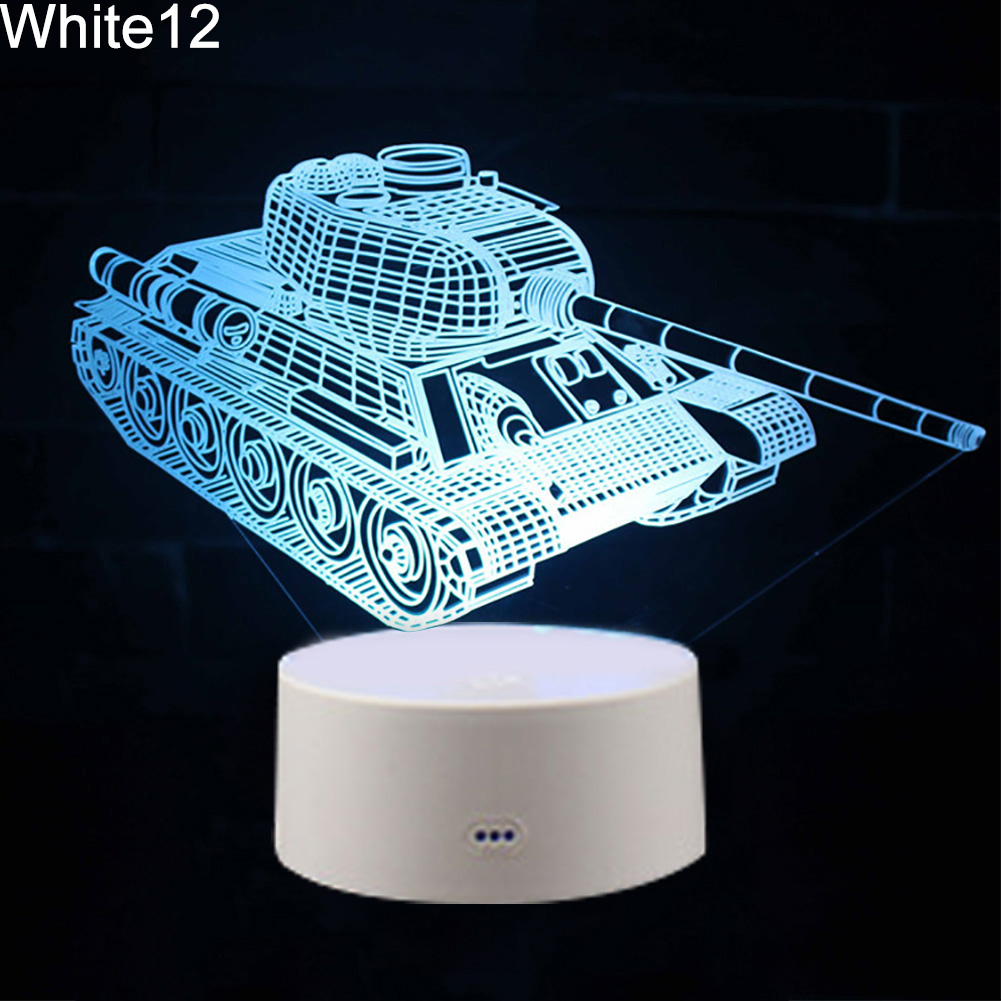 Bluethy Vehicle 3D Illusion Color Changing LED Desk Light Children Room ...