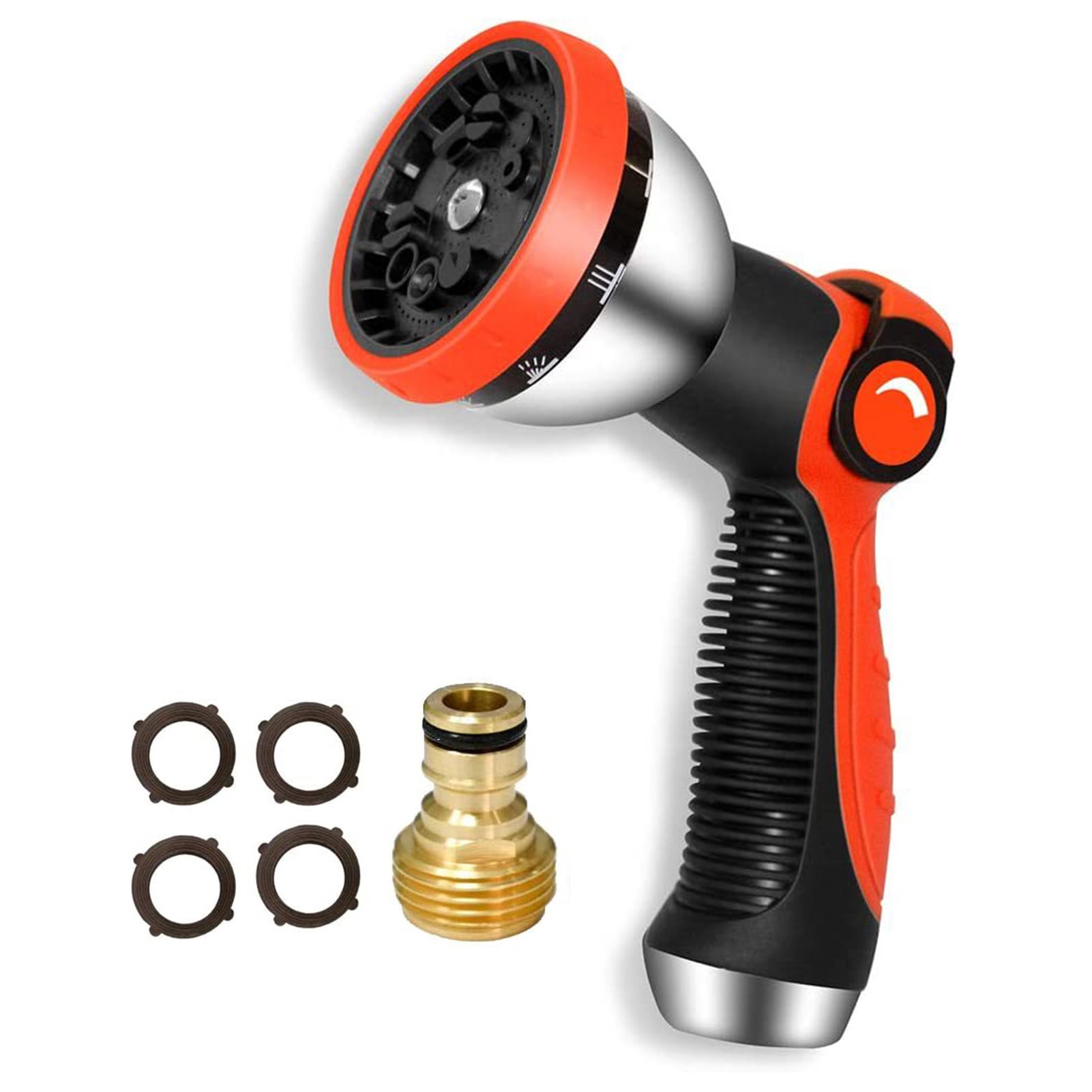 Bluethy Water Hose Sprayer High Pressure Handheld Anti-slip Ergonomic ...