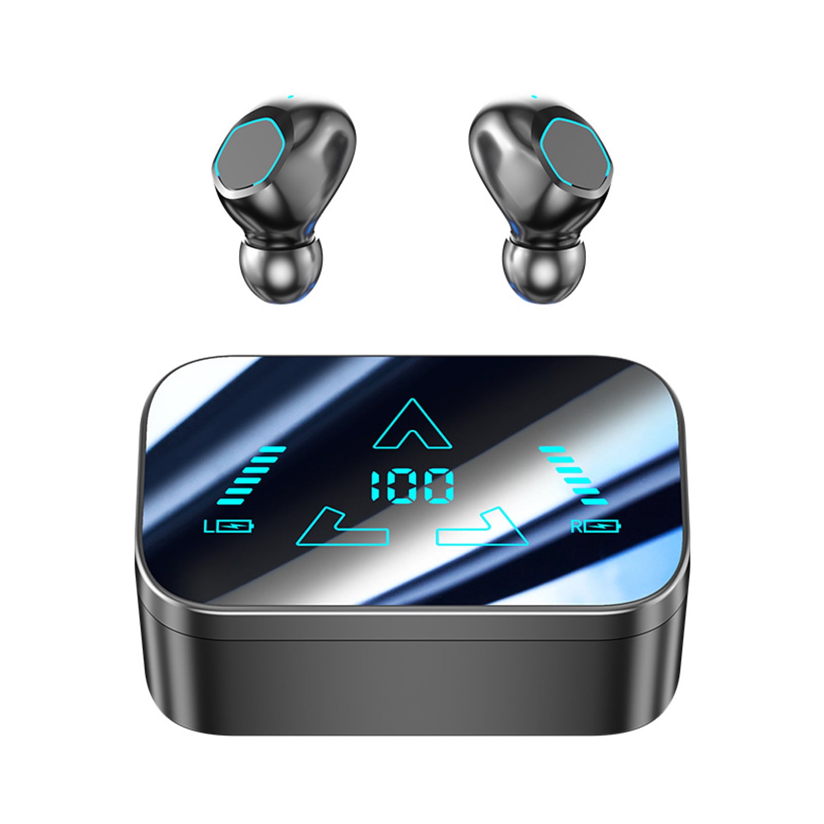 Bluethy Wireless Earbuds Digital Display Charging Case Built-in Mic ...
