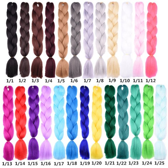 Urban Beauty Queen B Braid Synthetic 40 Inch Color TT1B/RED - Walmart.com