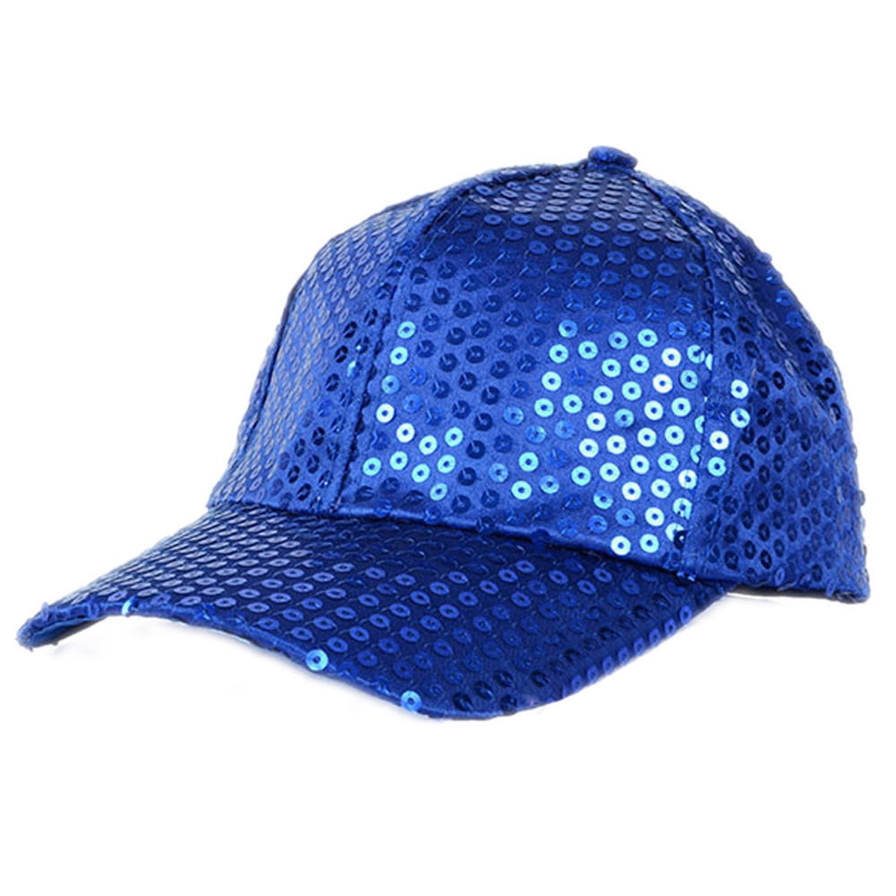 Bluethy Women Men Glitter Sequins Baseball Caps Snapback Hats Party ...